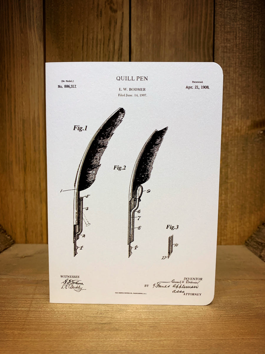 Patent of a Quill Pen Card – Grimm & Co